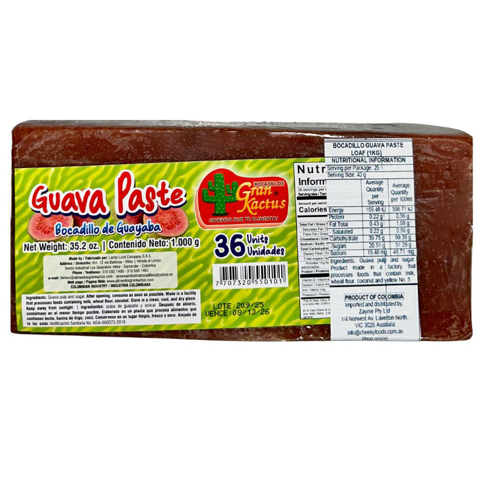 Bocadillo Guava Paste Loaf (1Kg) – Cheeky Foods