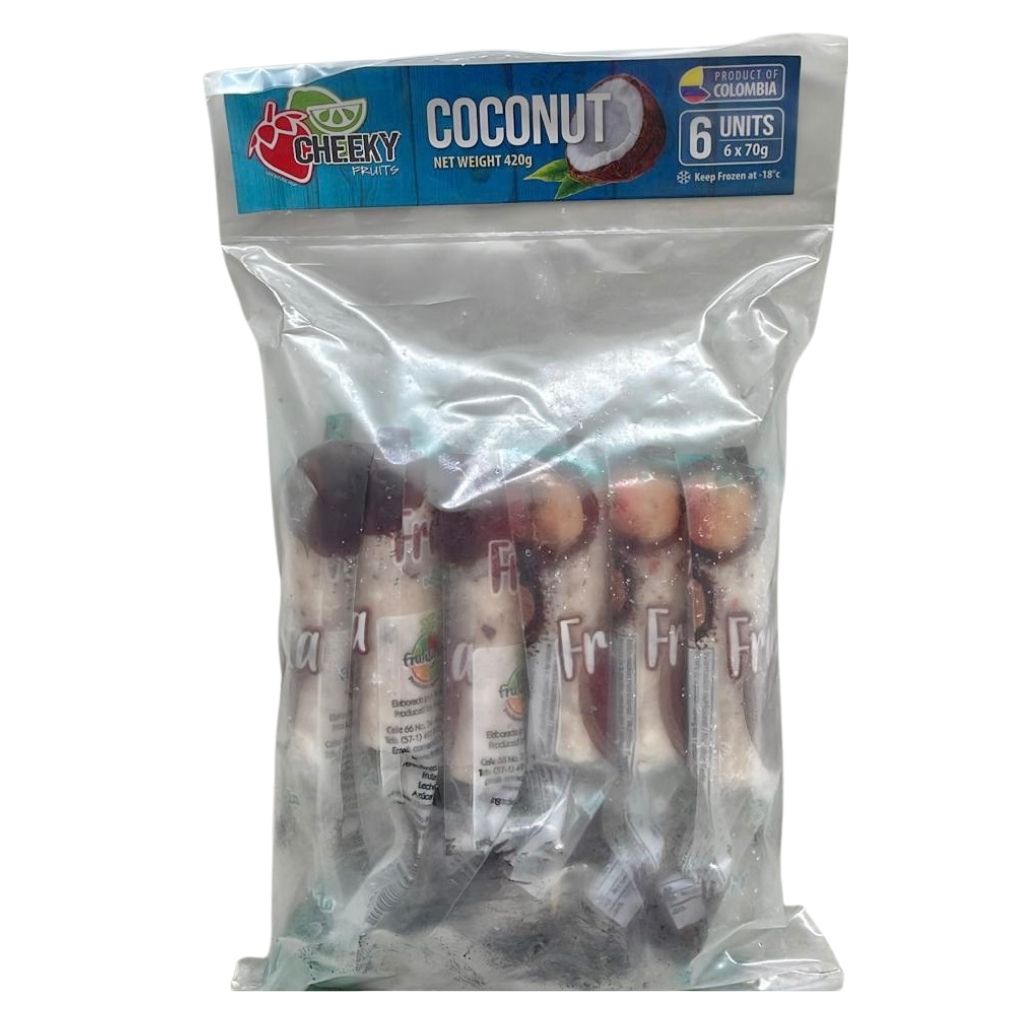 Coconut Icy Pole X 6 units (420g) – Cheeky Foods
