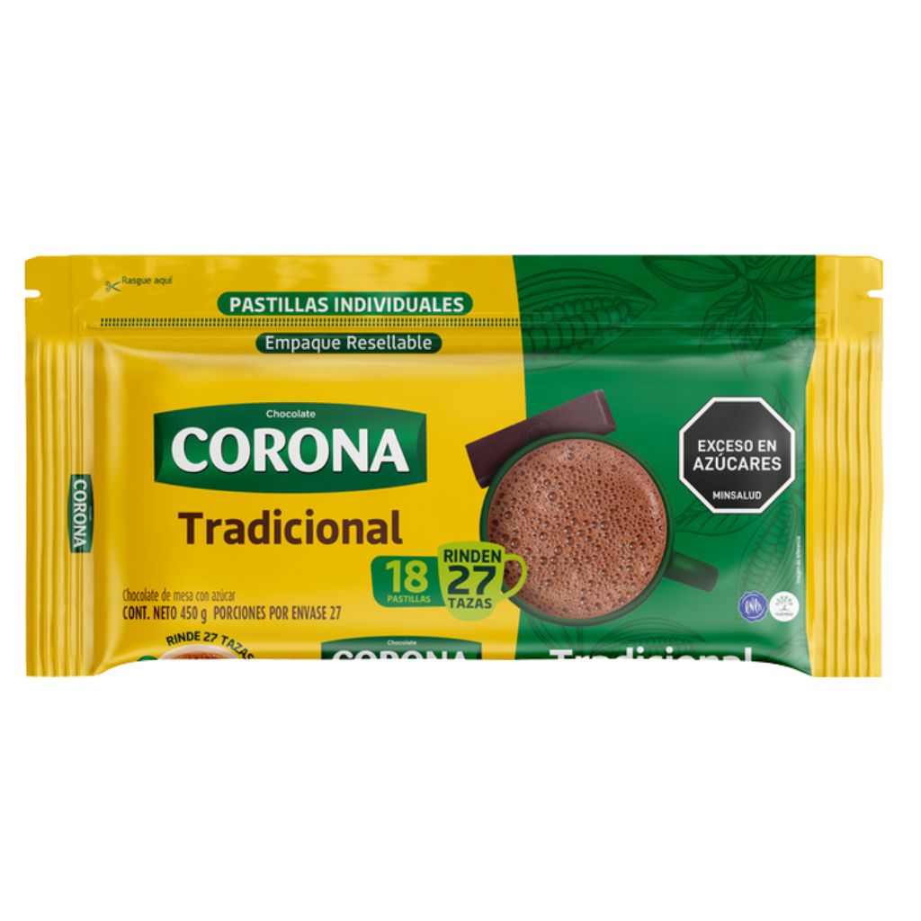Corona Traditional Hot Chocolate Bar (450g) – Cheeky Foods