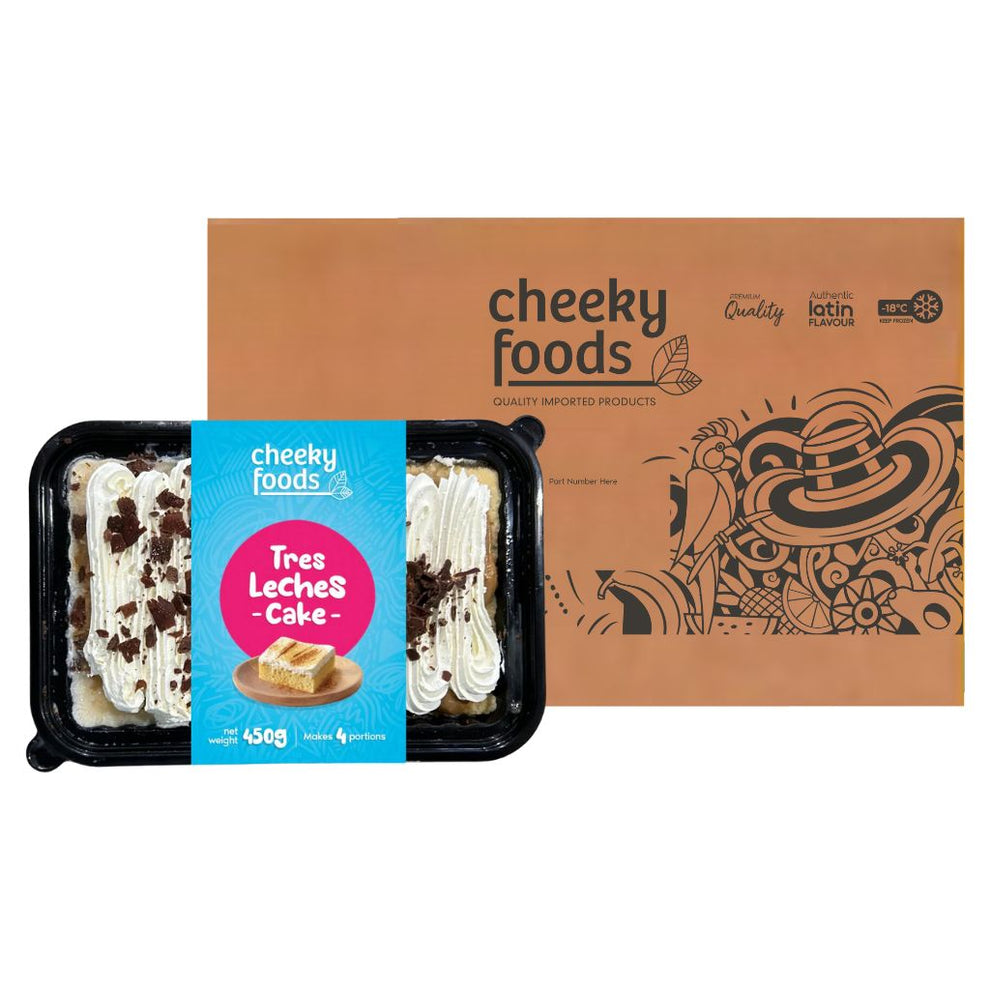 Frozen Tres Leches Cake Box (8 x 450g) – Cheeky Foods