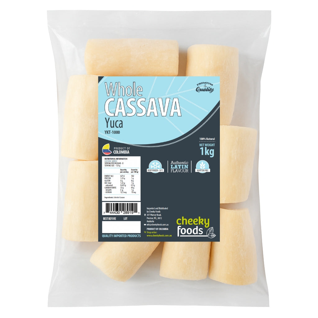 Frozen Whole Cassava (1Kg) – Cheeky Foods