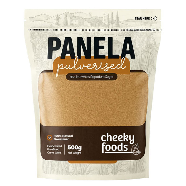 Panela Pulverised Sugar Cane Cheeky Foods (500g)