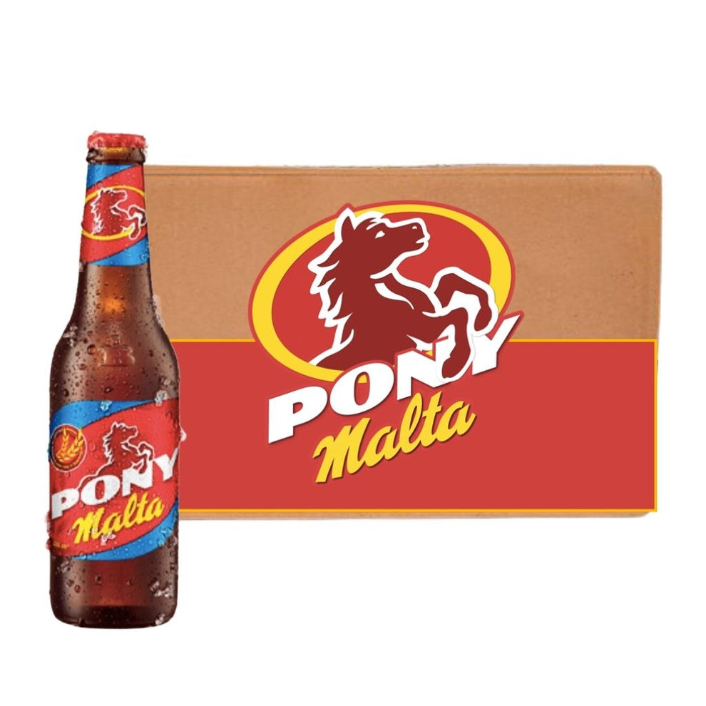 Pony Malta Malt Soft Drink Box (4 Six Pack x 330 ml) – Cheeky Foods