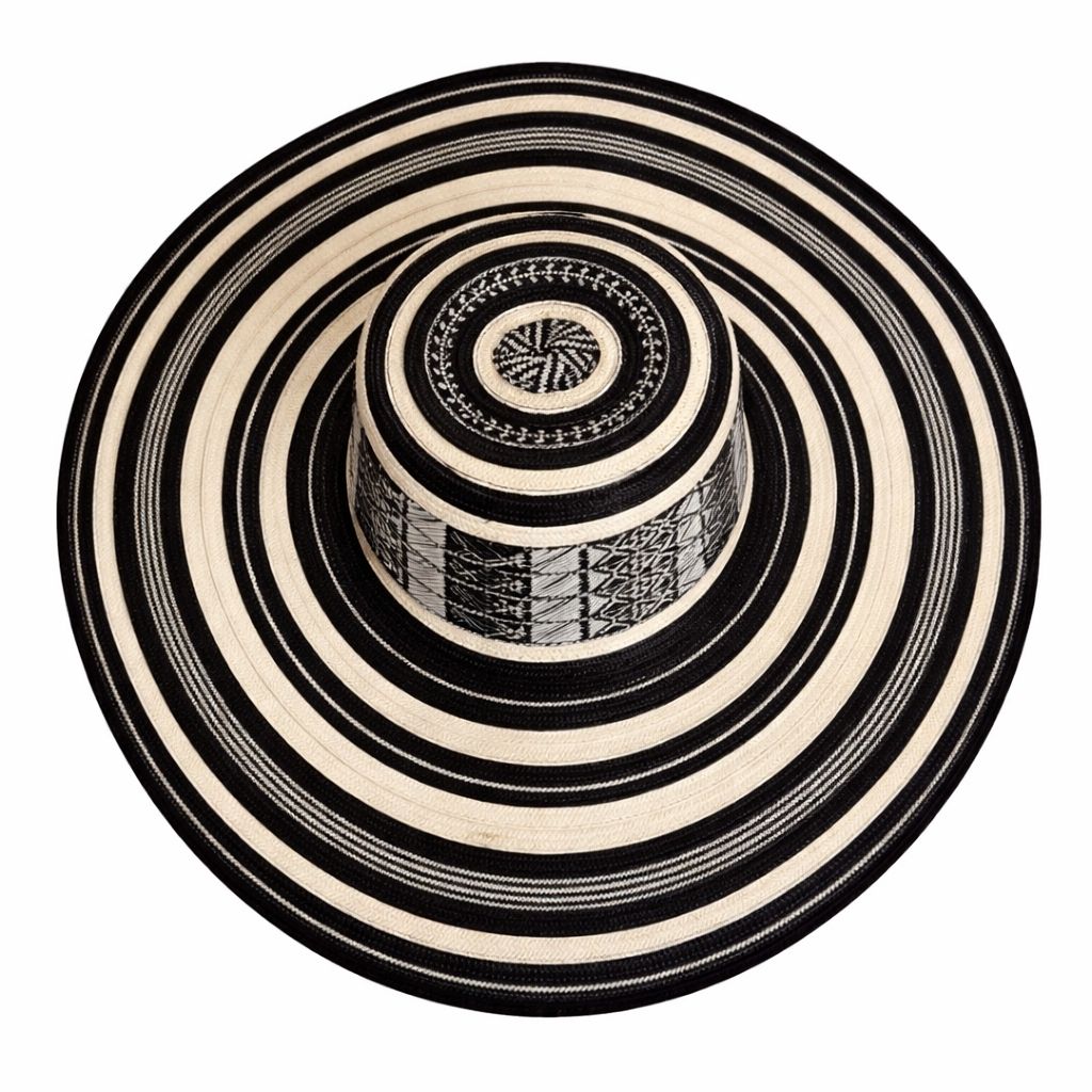 Sombrero Vueltiao Traditional Rollable Cane Unisex Hat 14cm Brim ...