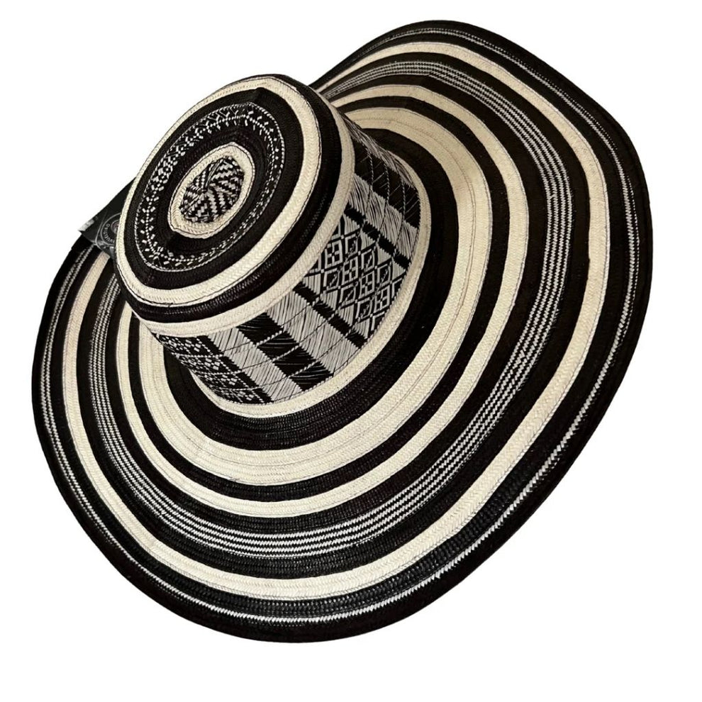 Sombrero Vueltiao Traditional Rollable Cane Unisex Hat 14cm Brim ...