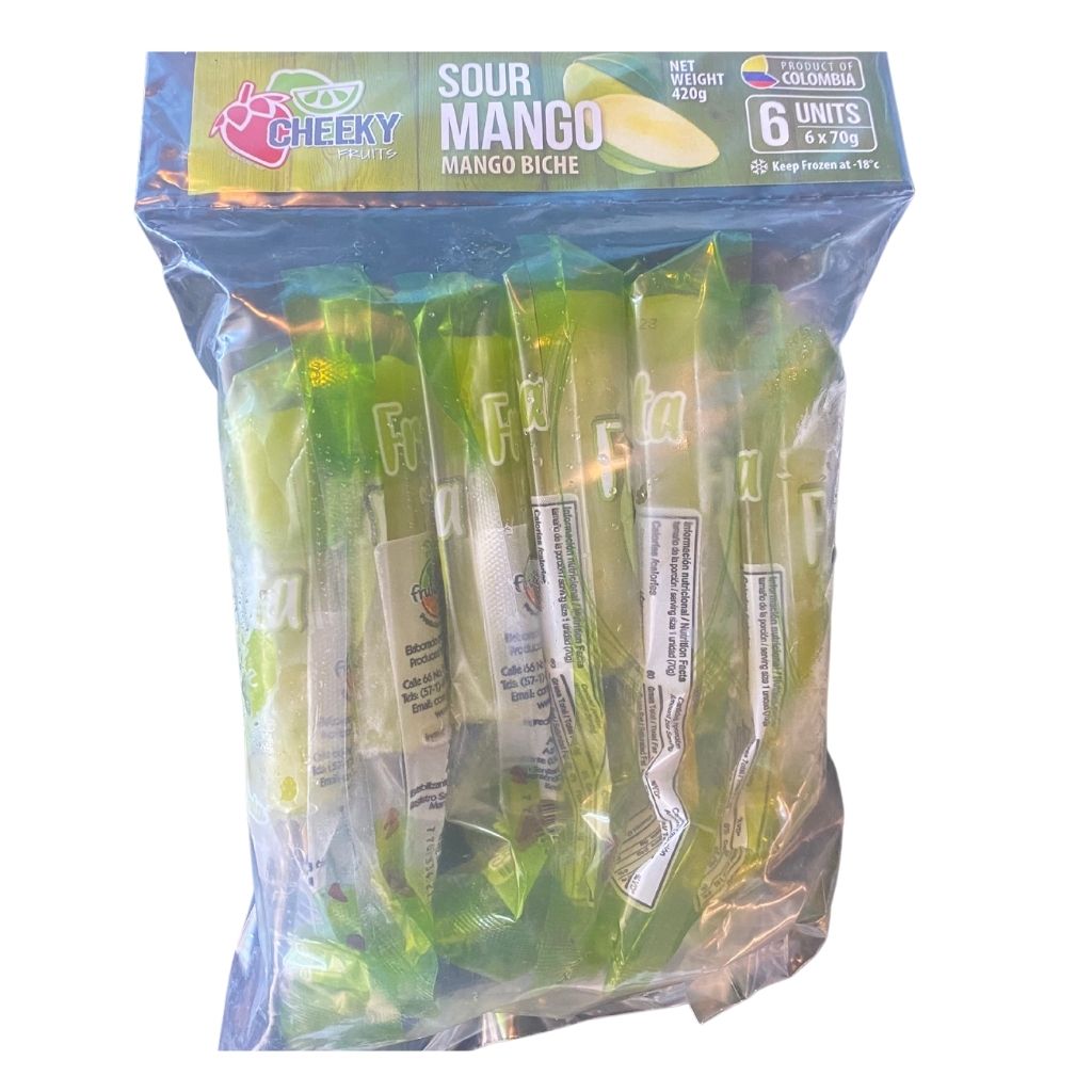 Sour Mango Icy Pole X 6 units (420g) – Cheeky Foods